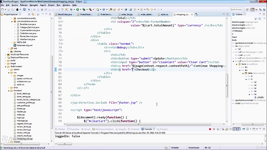 دوره ساخت وب سایت JSP ، Java Servlet و Hibernate / فصل 39 از 44 / قسمت ...