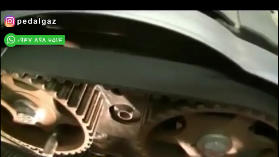 آموزش تعویض تسمه تایم موتور tu5