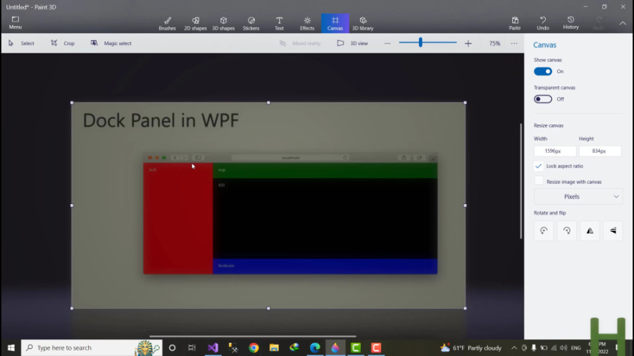 آموزش DockPanel در WPF