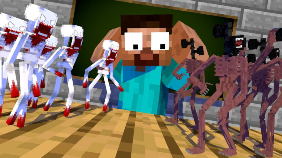 انیمیشن کمدی ماینکرفت »» سایرن هد _ Scp-096 اس سی پی