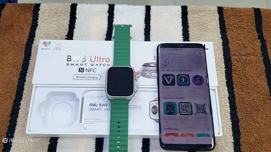 راه اندازی ساعت هوشمند BML BW8 Ultra اصلی