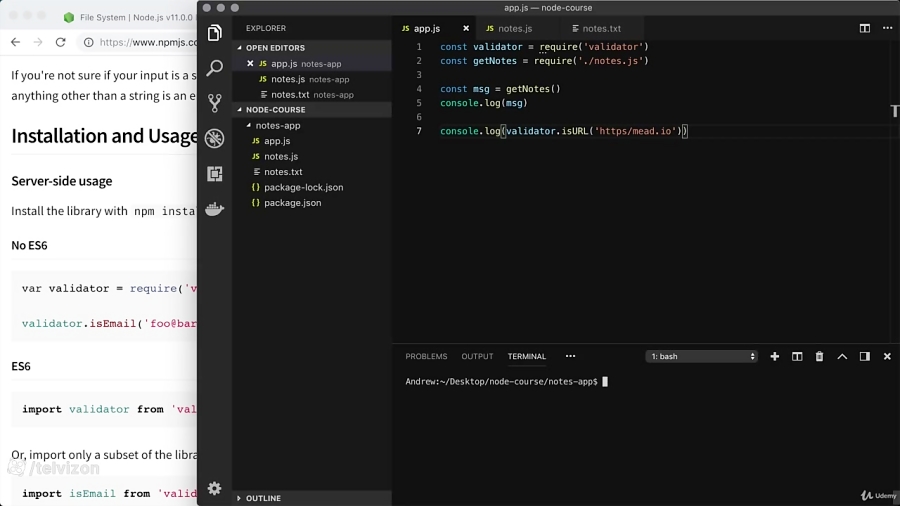 دوره کامل توسعه دهنده Node.js (ویرایش سوم) | قسمت 12 از 177