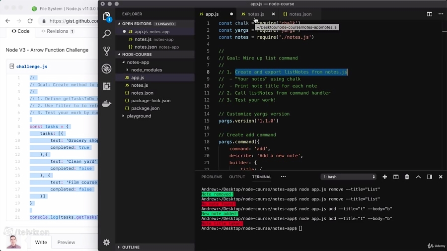 دوره کامل توسعه دهنده Node.js (ویرایش سوم) | قسمت 23 از 177