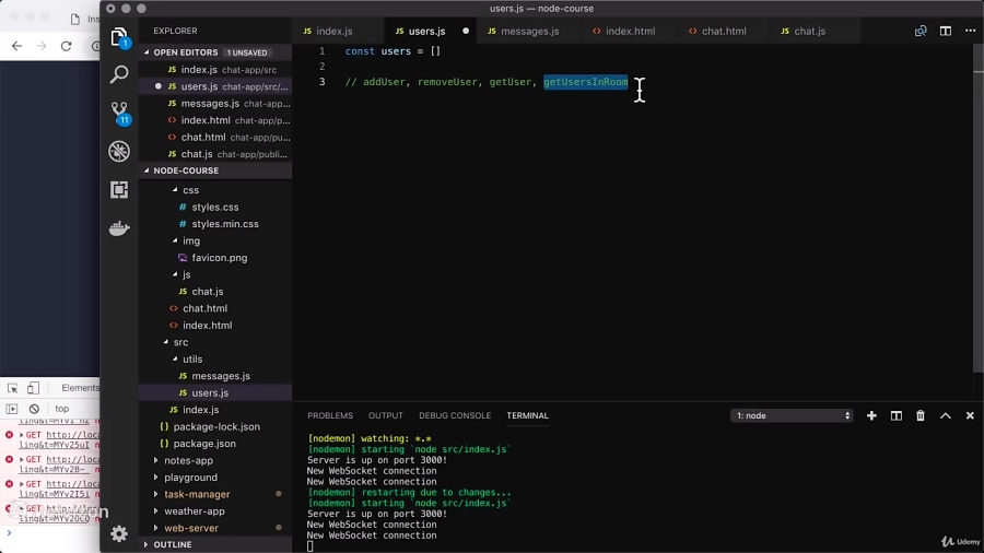 دوره کامل توسعه دهنده Node.js (ویرایش سوم) | قسمت 168 از 177