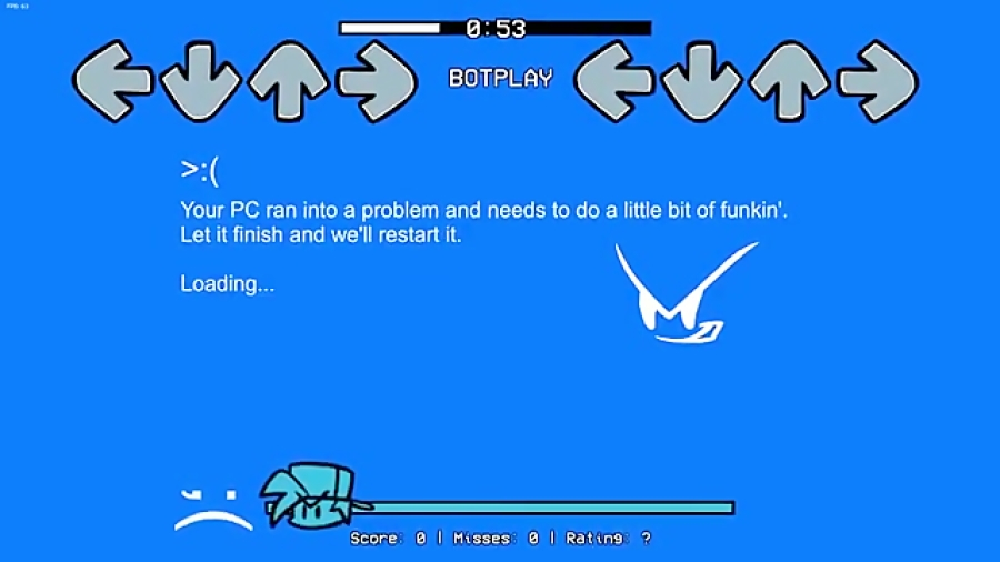 Vs BSOD (Blue Screen Of Death) FNF MOD BY STA