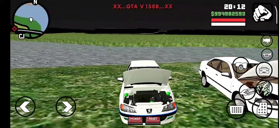 کاتاف با سمندef7و پارسelxدر‌gtasaپک خودم