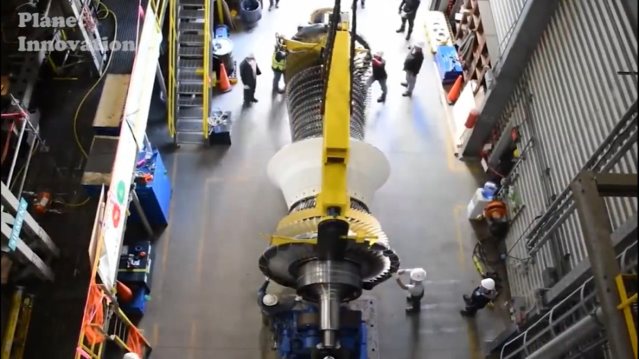 Amazing High Level Engineering_ World's Largest Gas Turbine Production