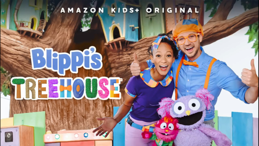 Blippi's Race Car Field Trip! _ Blippi's Treehouse