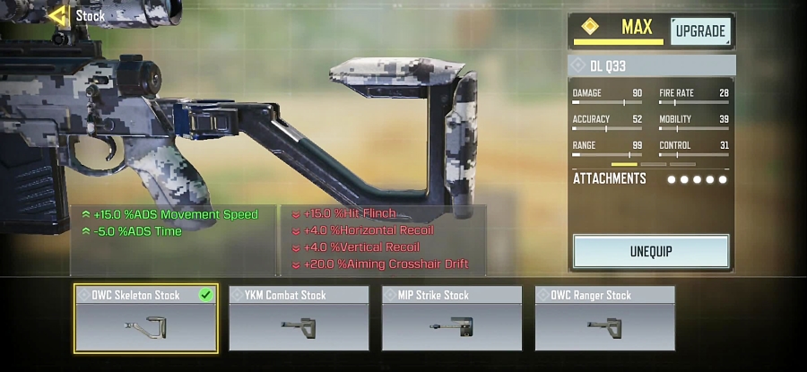 بهترین اچمنت DL Q33 call of duty