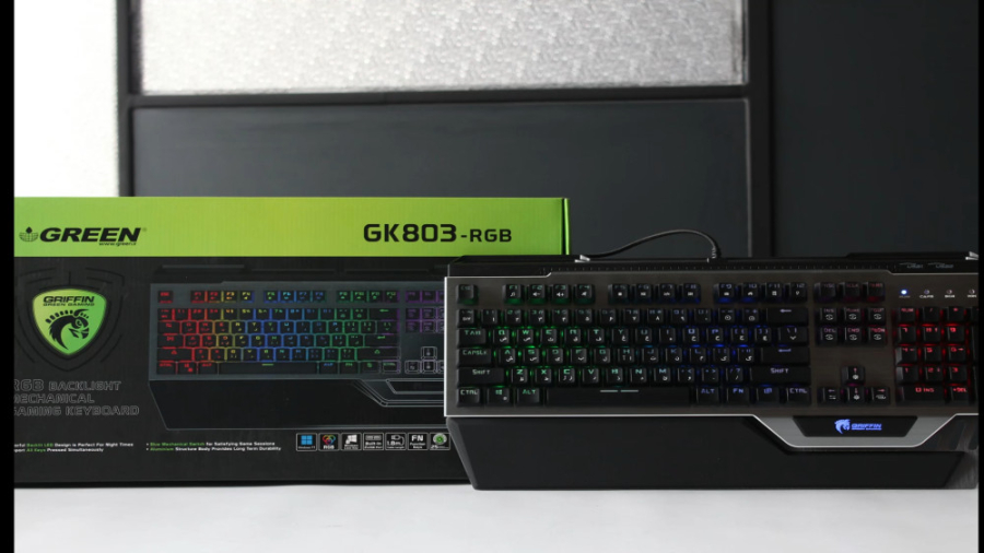کیبورد مخصوص بازی گرین مدل GK803-RGB - پارسان گاوشگر