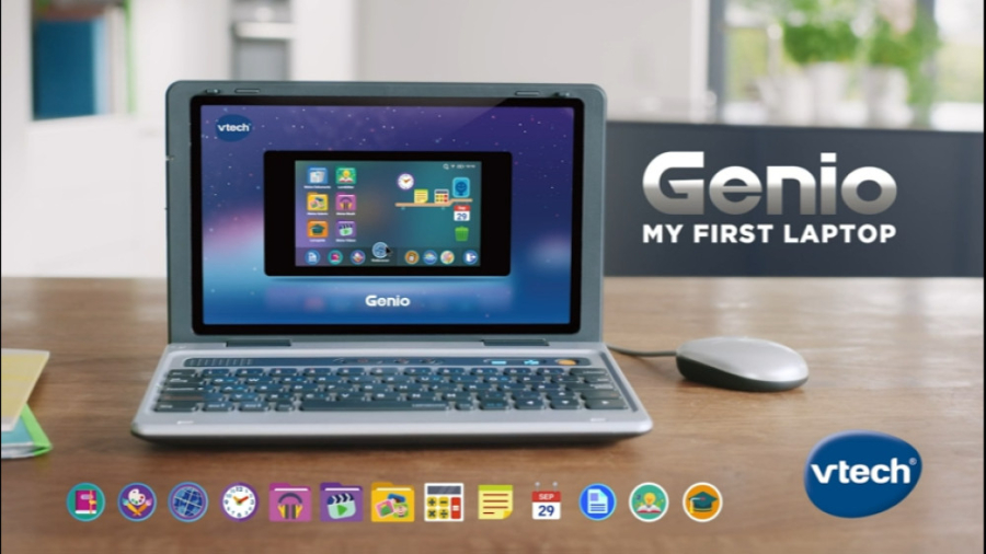 لپ تاپ هوشمند و موس کودک مدل Vtech - Genio - My First Laptop