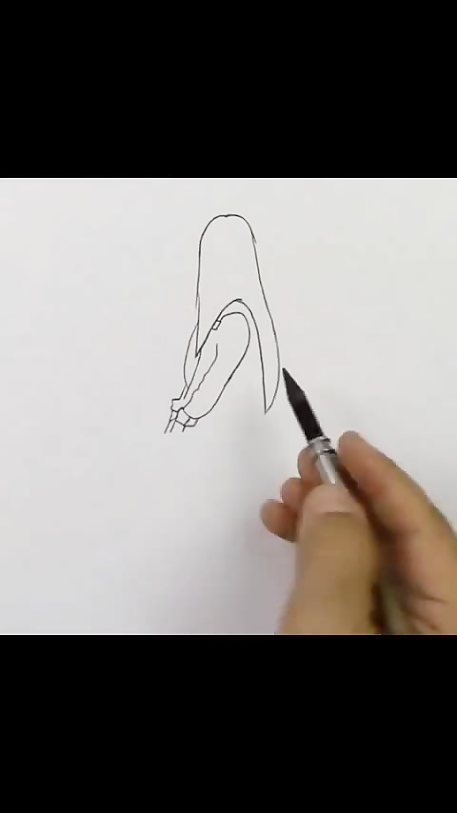 طراحی دختر