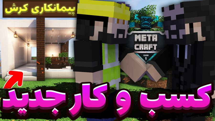 تو متاکرفت کار جدید راه انداختم و پولدار شدم | Metacraft SMP #9