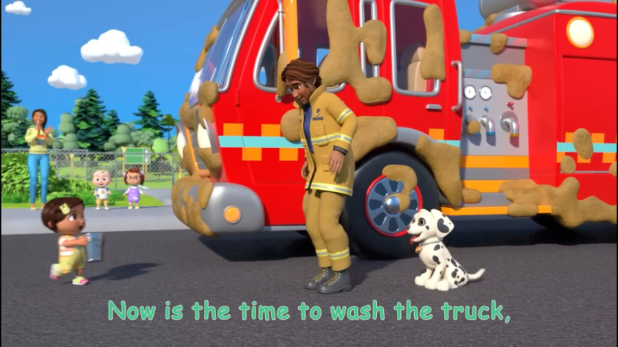 Fire Truck Wash Song | CoComelon Nursery Rhymes Kids Songs