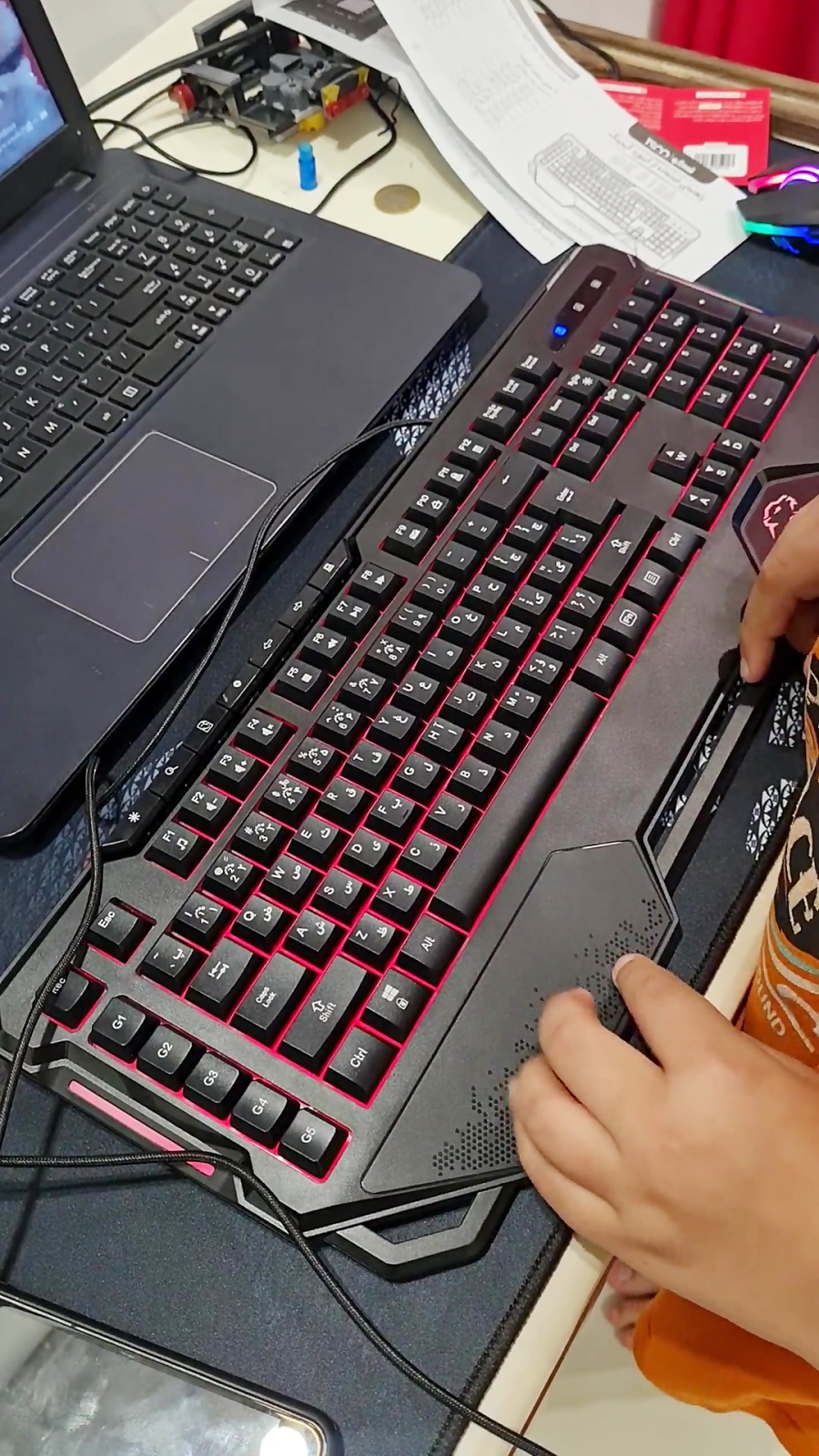 انباکس کیبورد تسکو مودل gk8126 Tsco