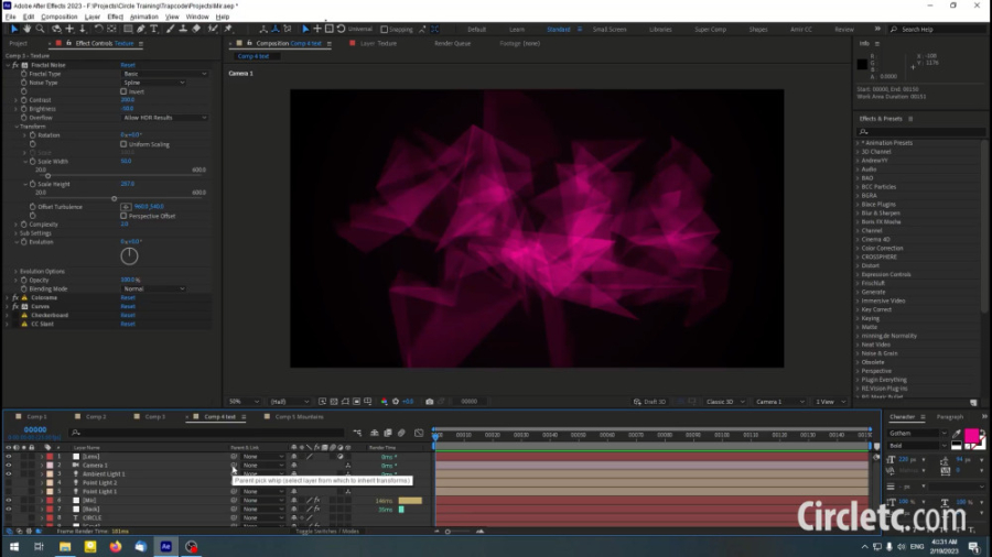 Motionary - Trapcode for AE - Mir Tunnel