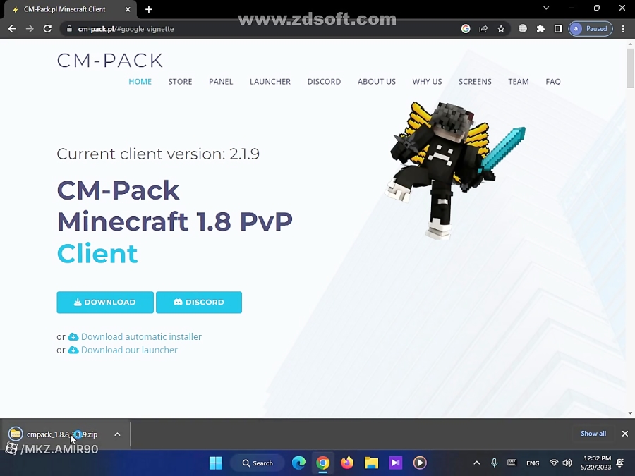 اموزش نصب cm clint