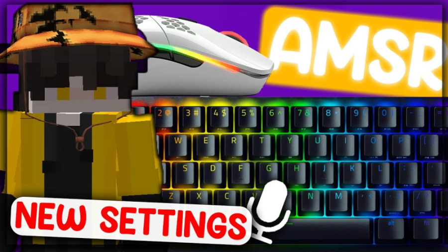 ASMR Hypixel Bedwars Samstrix | بدوارز با صدای موس و کیبورد