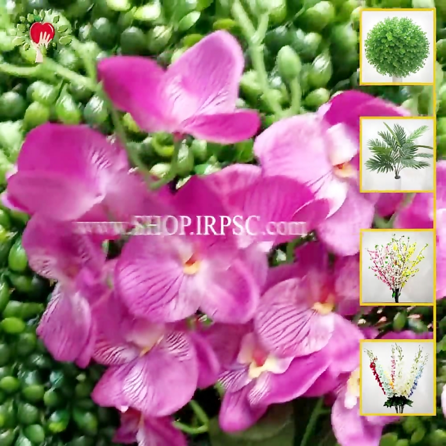 قیمت بوته گل مصنوعی ارکیده| فروشگاه ملی