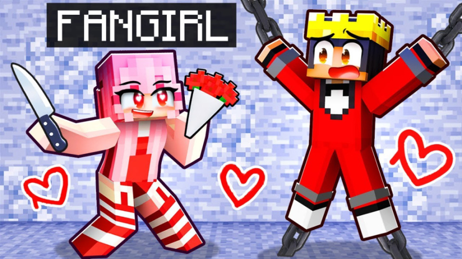 مونگو یک دختر طرفدار دیوانه در ماین کرافت دارد