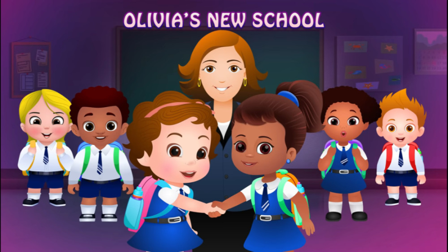 First day at school, story for kids