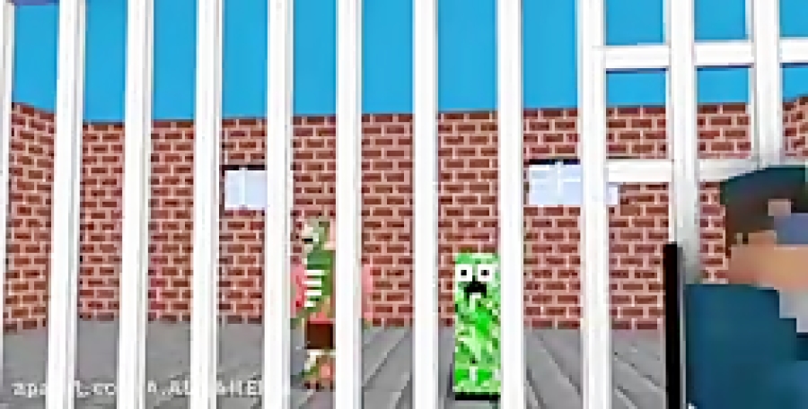 فیلم خنده دار مدرسه هیولاها ماینکرافت