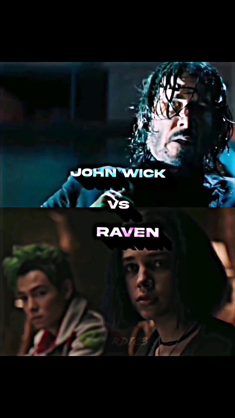 John wick vs raven جان ویک vs ریون