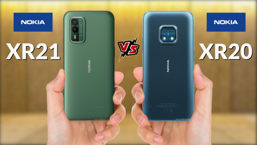 مقایسه Nokia XR20 با Nokia XR21