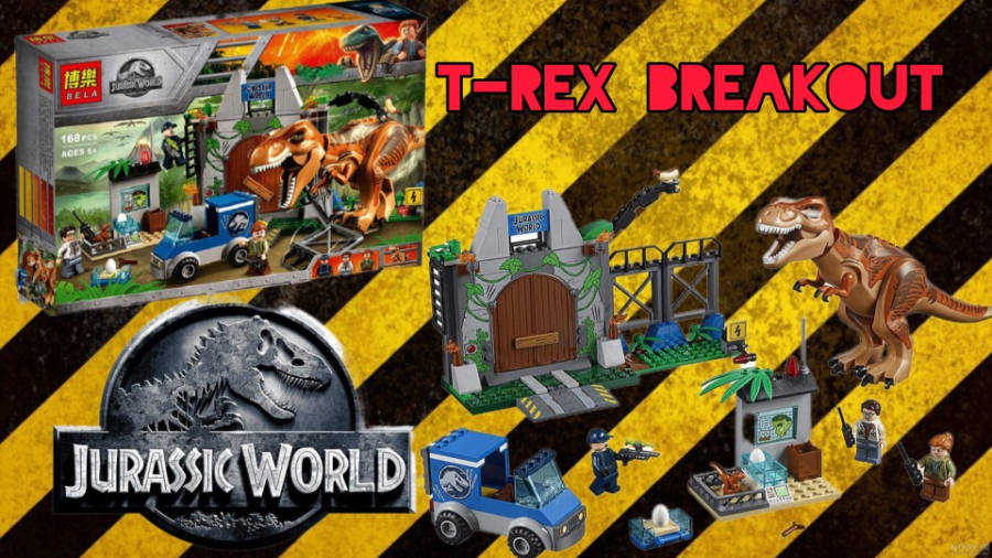 بررسی ست لگو LEGO حمله تیرکس از لاین لگو ژوراسیک (T-rex Breakout)