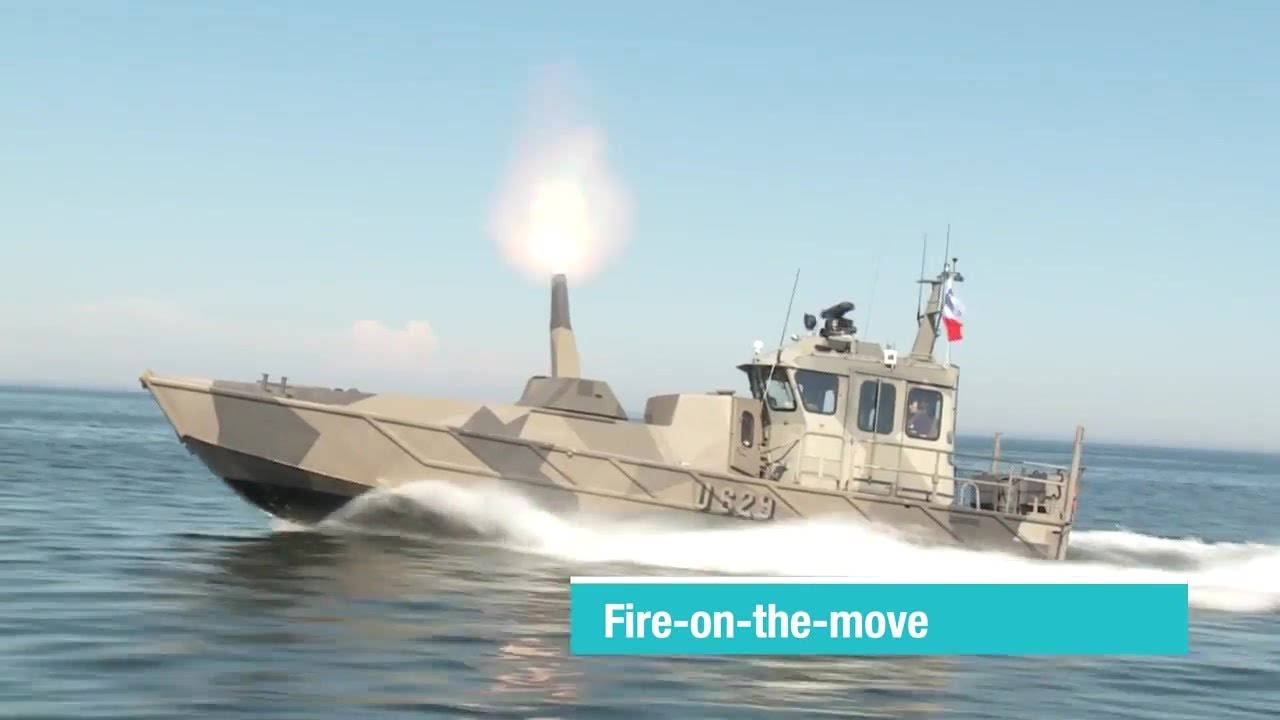 Patria - Nemo Navy 120mm Turreted Mortar System On Watercat M12 Landing ...