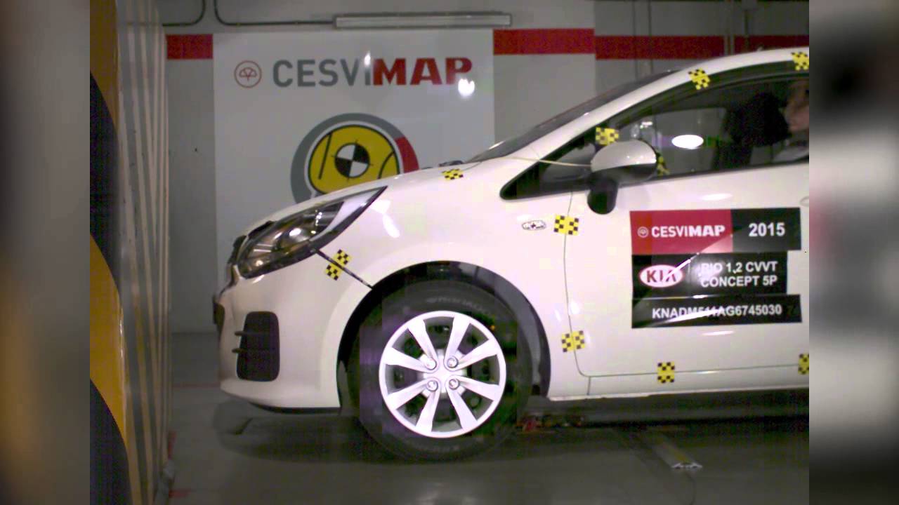 Crash Test Delantero Kia Rio