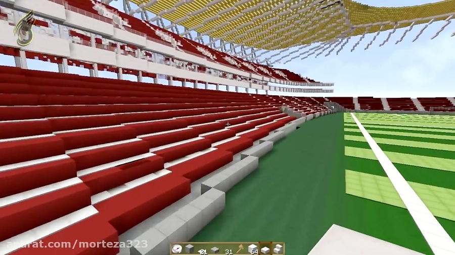 Minecraft Stadium Tutorial - Part 5 - Stairs
