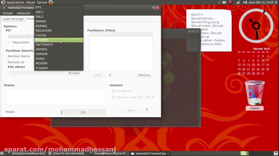 Tutorial How To Use Heimdall in Linux