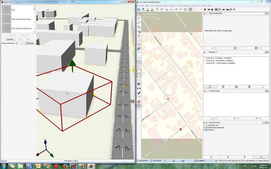 Edit OSM maps 3D viewer v.1