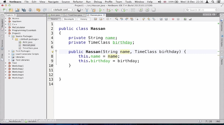 ۳۸- ترکیب یا Composition در جاوا Java