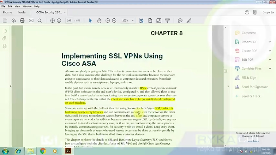 CCNA Security - 8. Ssl Remote Access Vpn
