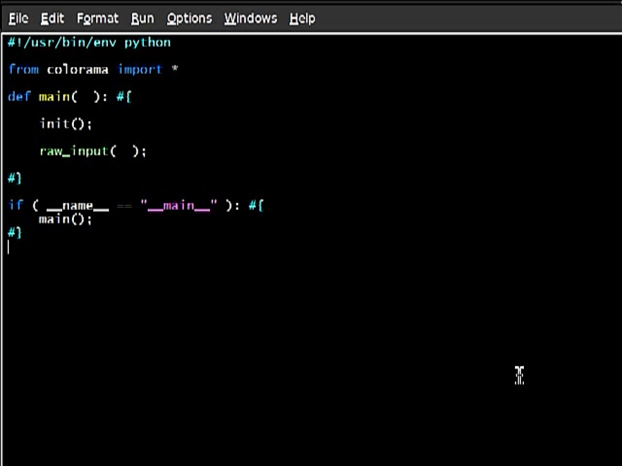Python Colorama 08 Streams