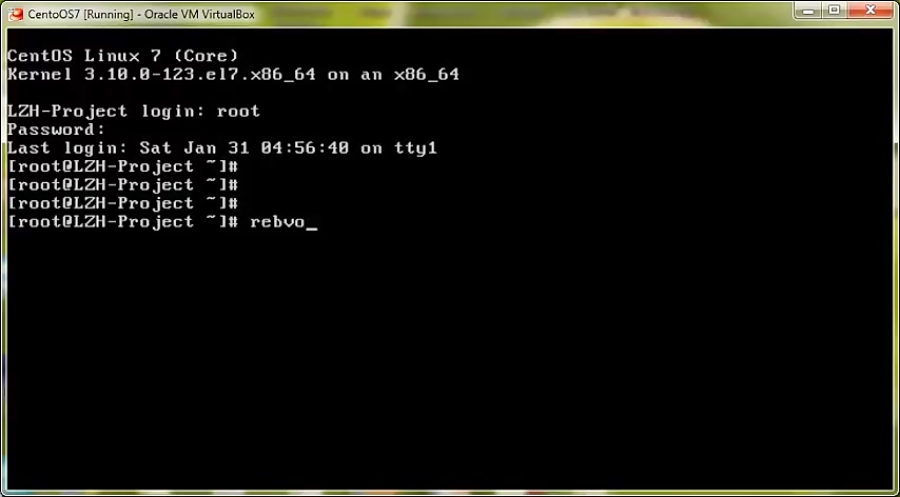 CentOS-7 root password break