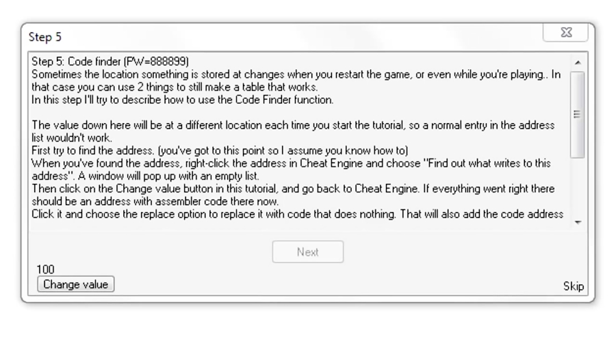 Cheat Engine Tutorial #2 - What writes to this address?