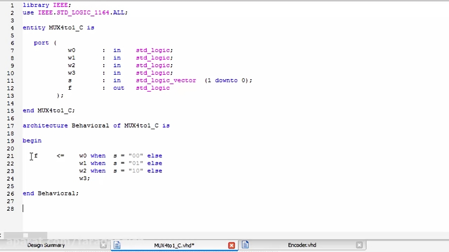 آموزش زبان VHDL - قسمت سوم