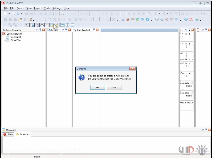 آموزش Codevision AVR