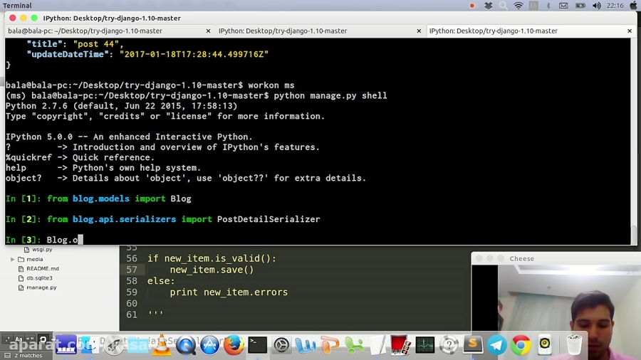 جلسه ۱۰ - کار با api در terminal