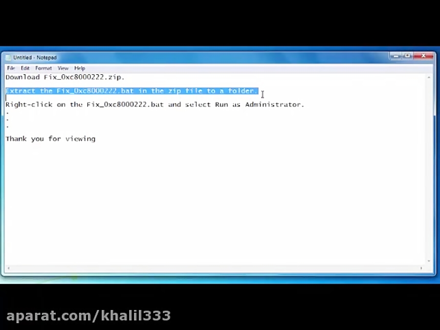 .NET Framework 4 installer error (HRESULT: 0xc8000222)