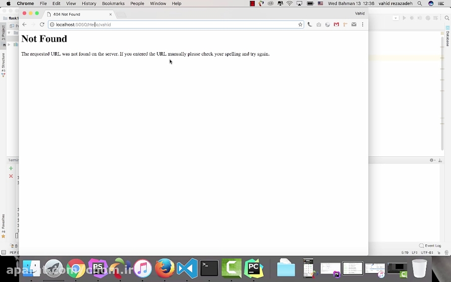 آموزش فریم ورک Flask - پارت ۲