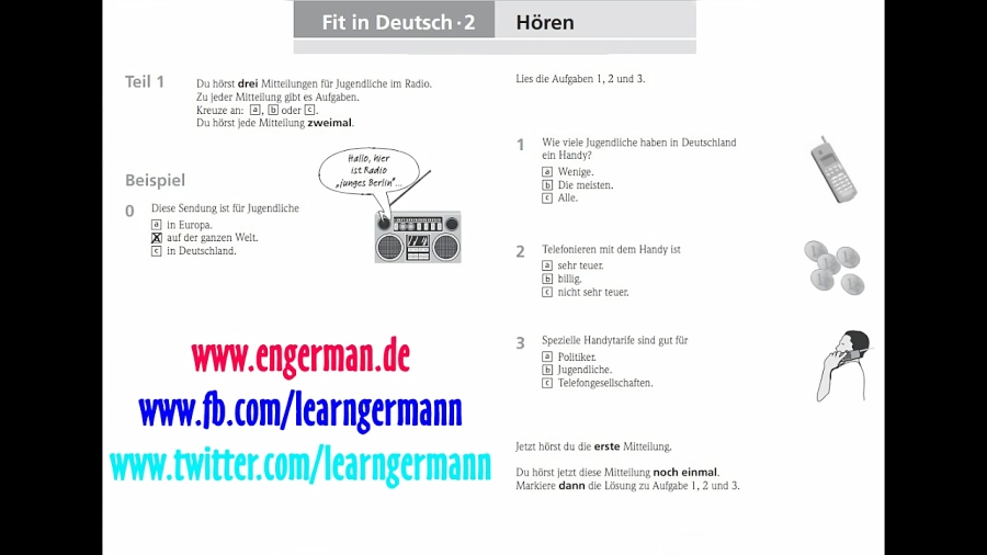 Zertifikat Deutsch A2 | Start Deutsch A2 | Modelltest 2