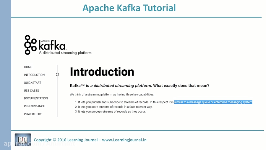 Kafka Tutorial - Introduction