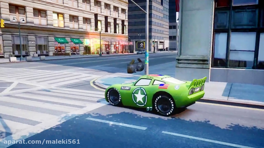 A new cartoon for children about superheroes! Spider Man! Racing on the ...