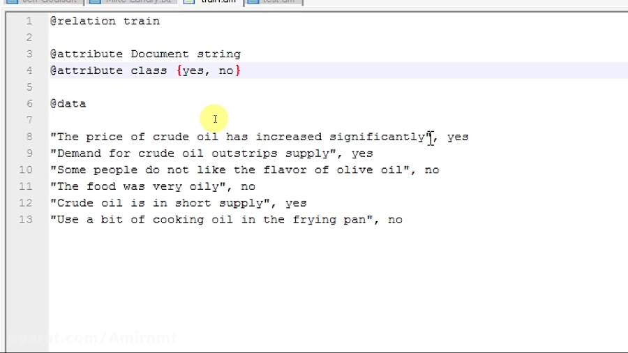 Weka Tutorial 31: Document Classification 1 (Application)