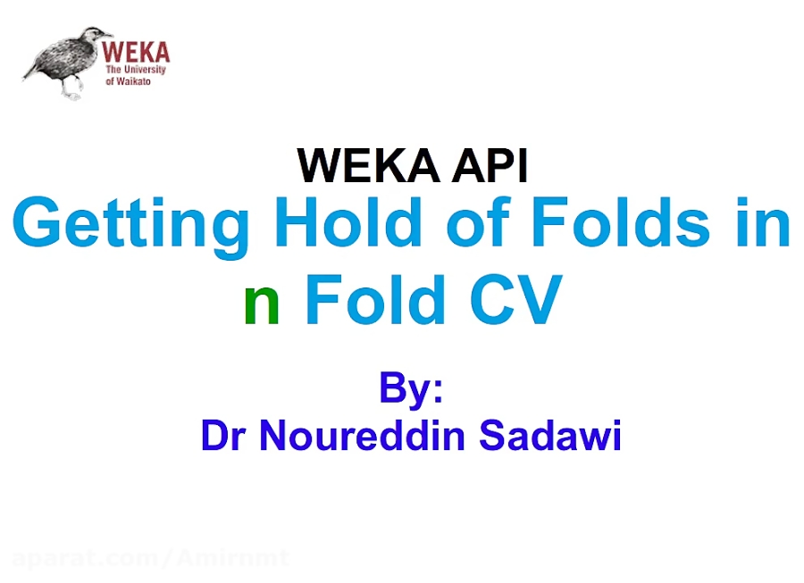 WEKA API 13/19: Getting Hold of Folds in Cross Validation