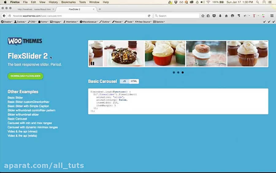 lesson 17: Adding Carousel Slider Using JavaScript